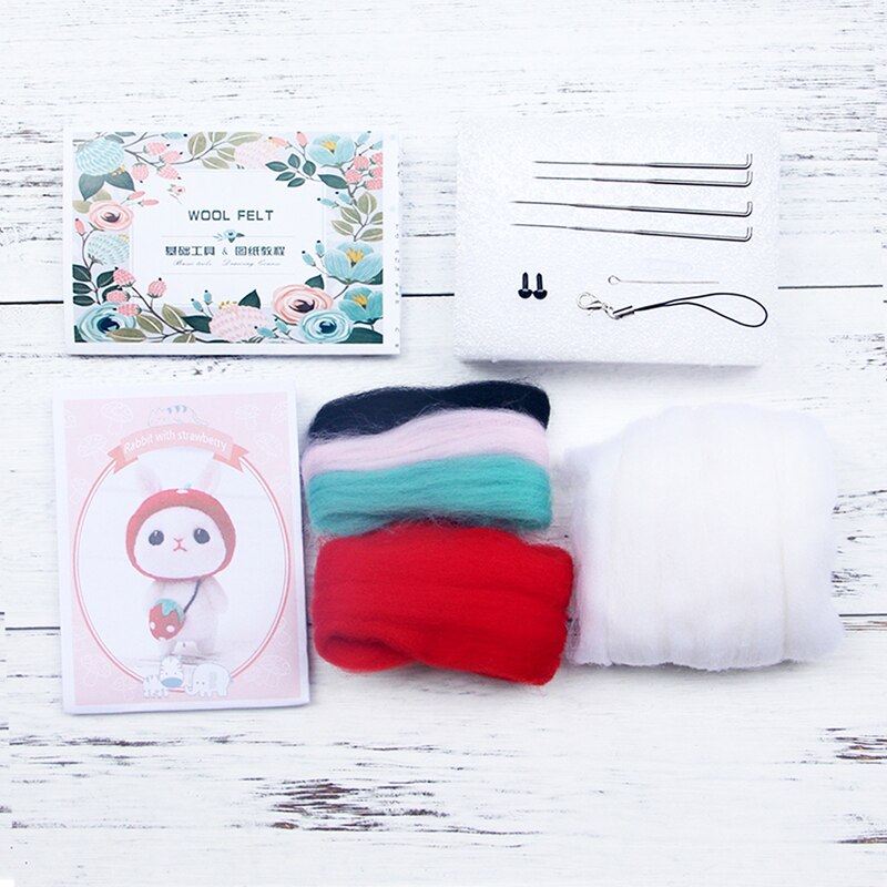 LMDZ 1Pcs Lovely Toy Doll Wool Felt Poked Kitting ... – Grandado