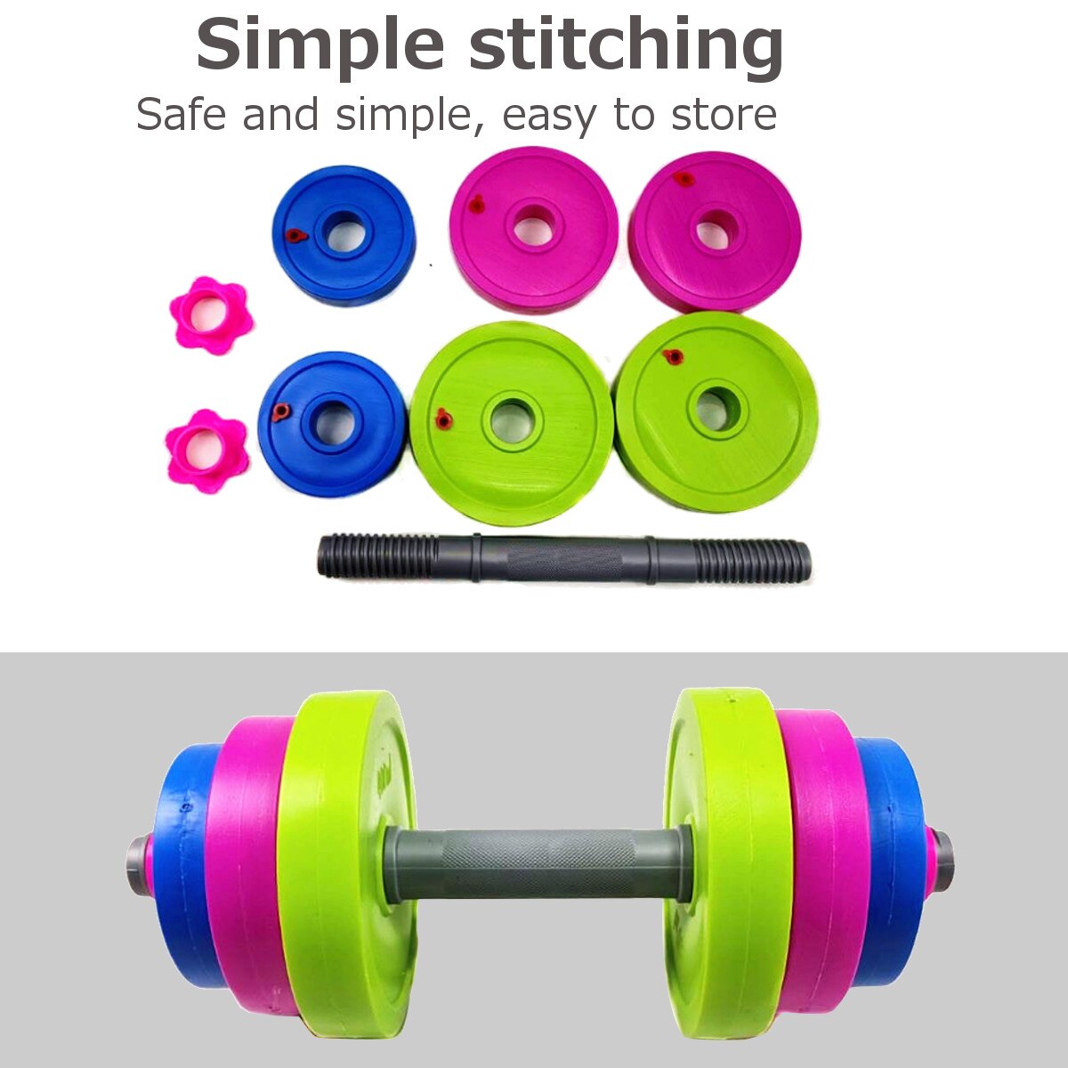 1 Set Practical Children Barbell Bodybuilding Exer... – Grandado