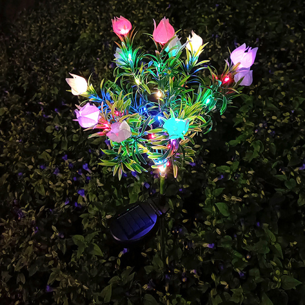 Solar Artificial Flower Light Outdoor Waterproof G... – Grandado