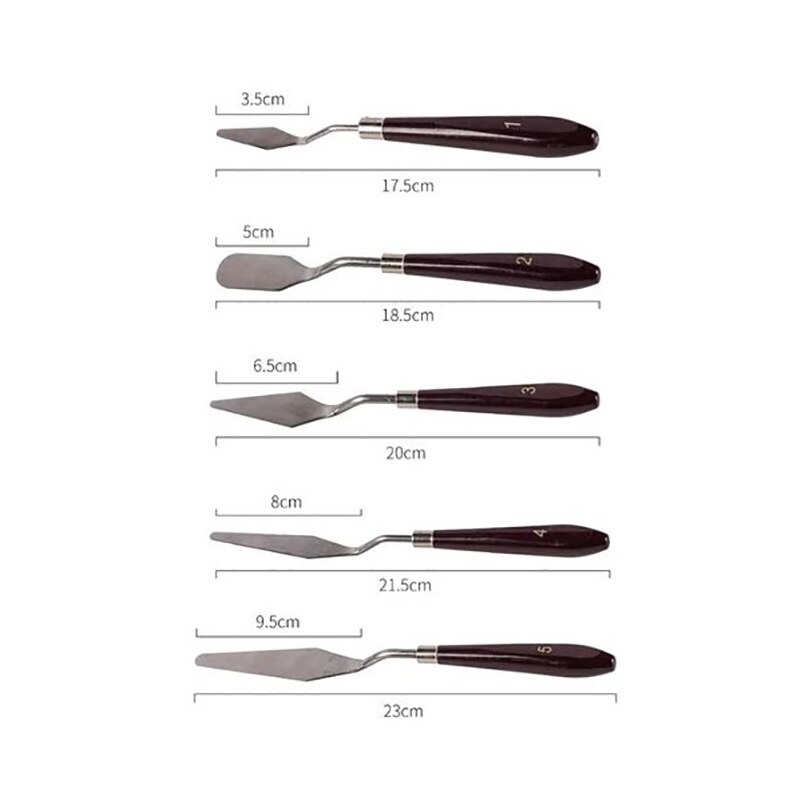 Durable 5Pcs Smoothing Stainless Steel Baking Past... – Vicedeal