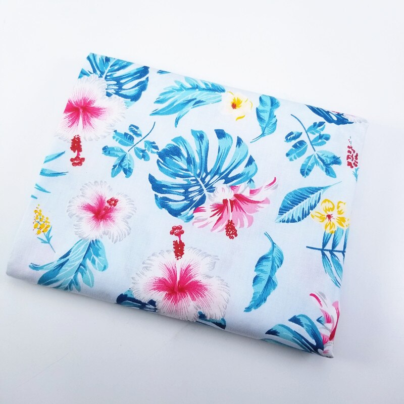 Flower Print Cotton Twill Fabric Patchwork Cloth D... – Grandado