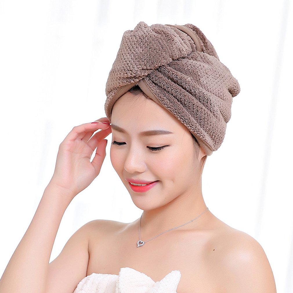 Magic Hair Drying Towel Hat Microfiber Hair Towel ... – Grandado