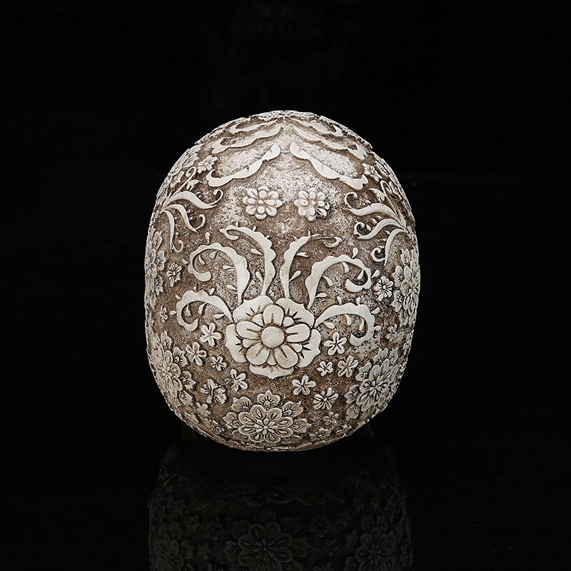 20cm Resin Carved White Skull Statue Sculpture Hal... – Grandado