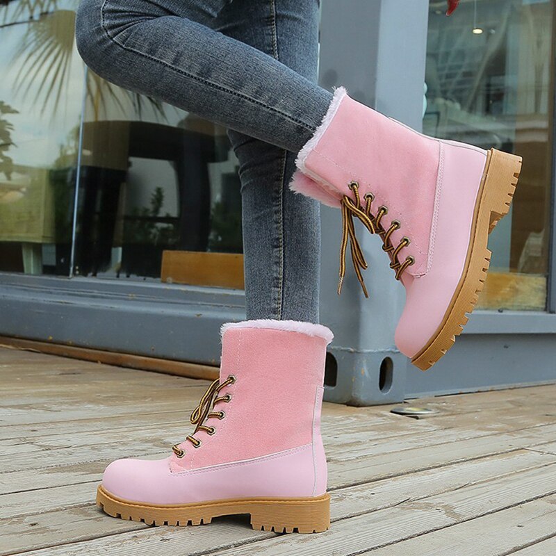 2020 mulheres inverno botas de neve quente plana p... – Vicedeal