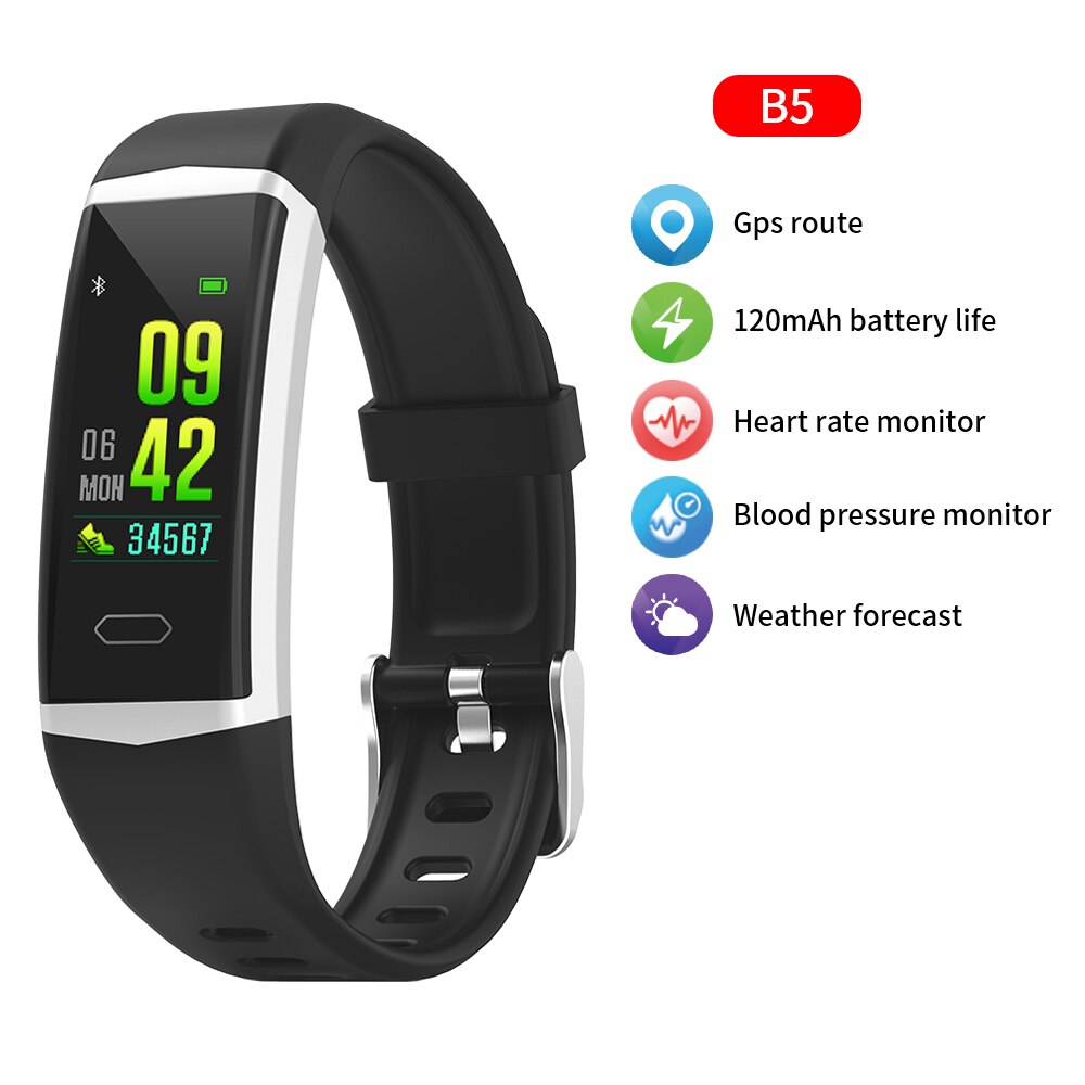 Fitness Tracker Smart Armband Gps Horloge Gezondhe... – Vicedeal