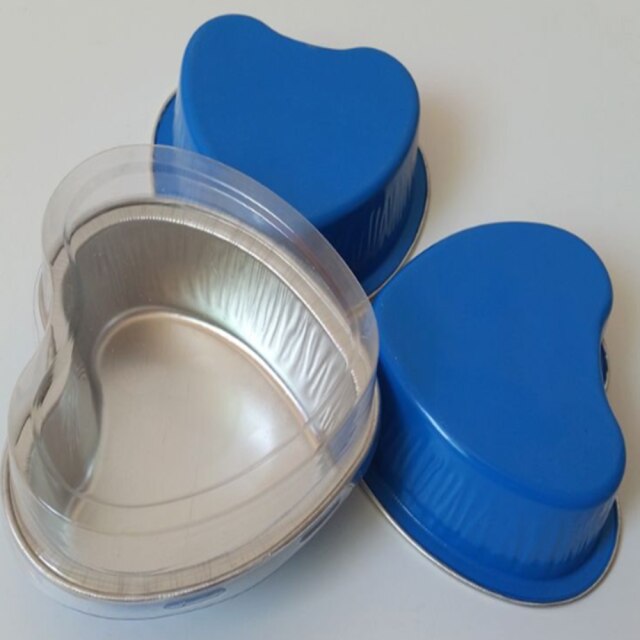 10Pcs 100Ml Hartvormige Verdikte Tinfoil Gebak Mou... – Grandado