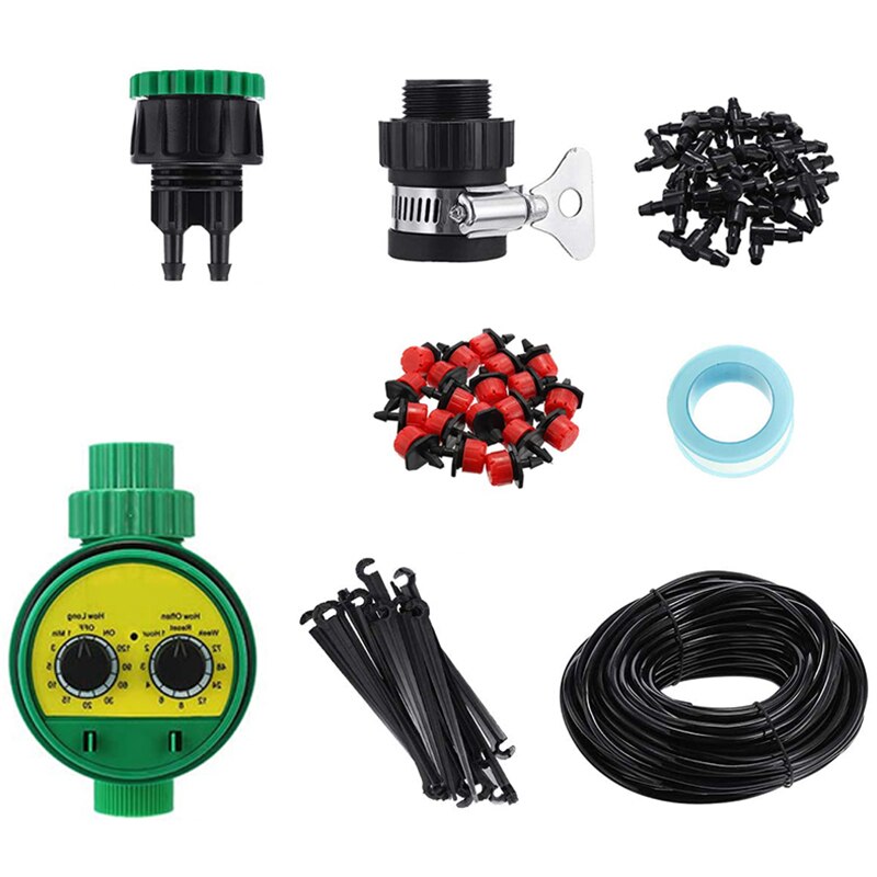 Irrigation System with Timer, 25M DIY MicrophoneDr... – Grandado