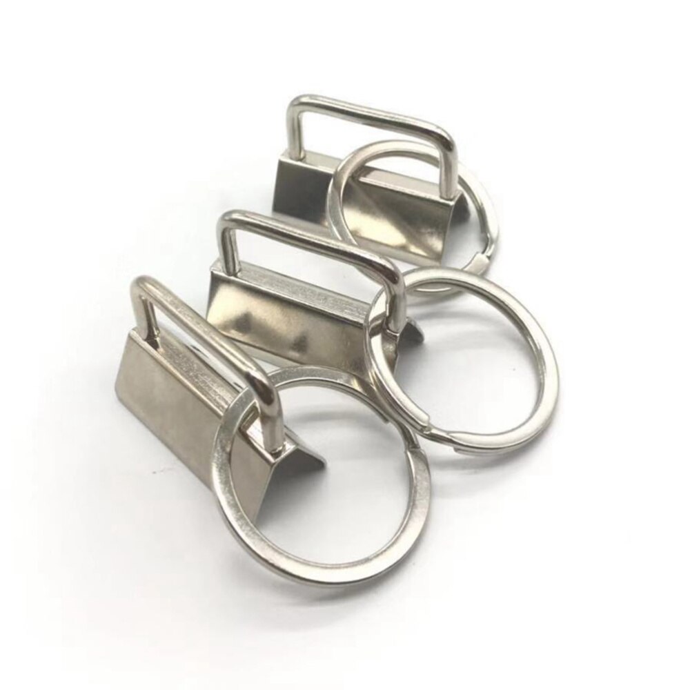 50Pcs DIY Fabric Hardware Key Chain Fob Wristlet H... – Vicedeal