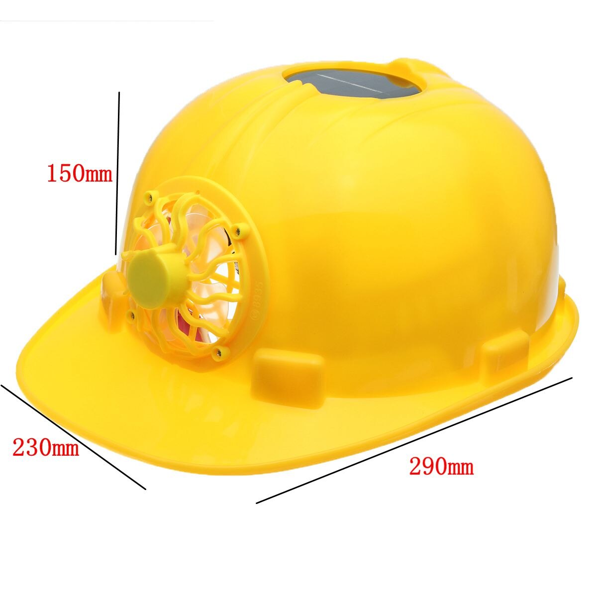 Solar Powered Safety Helmet with Cooling Fan ABS M... – Grandado