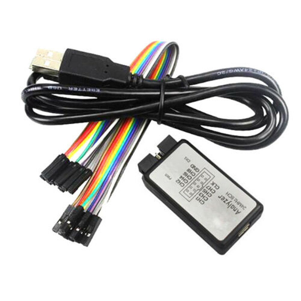 Usb Logic Analyzer 24m 8ch Microcontroller Arm Fpg Grandado 