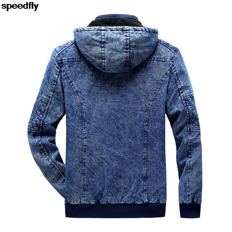 Mode Hooded Jeans Jas Mannen Streetwear Bovenkledi... – Grandado