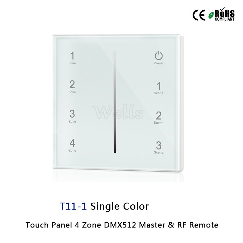 T11-1/T12-1/T13-1/T14-1 Touch Panel 4 Zone DMX512 ... – Vicedeal