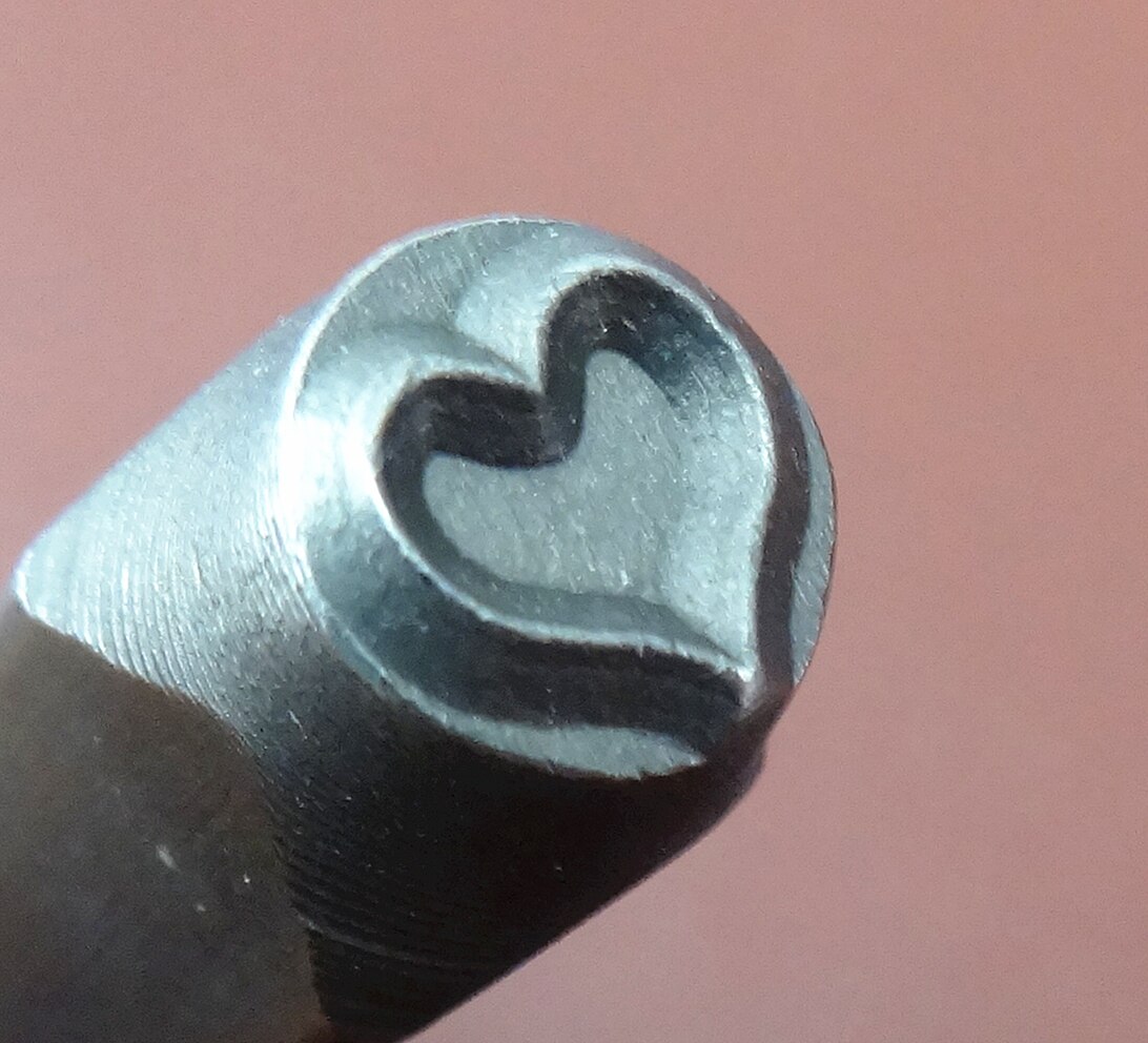 1pc Steel Leathercrafts Heart Pattern Carve Stampi... – Grandado