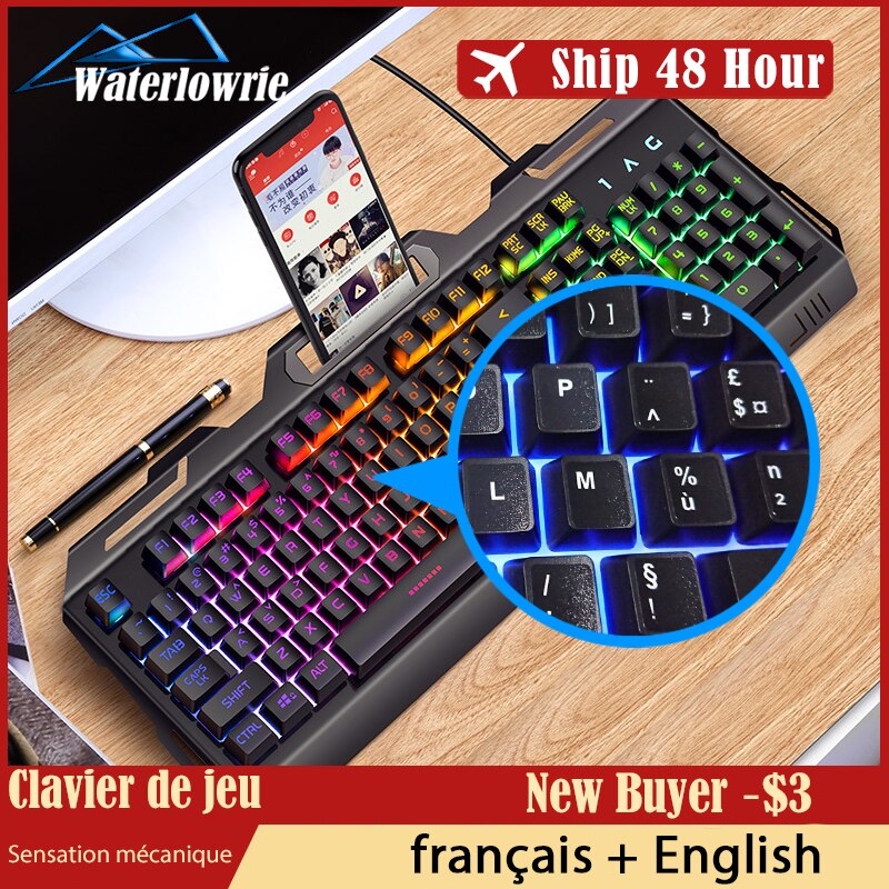 Gaming Toetsenbord Backlight Bedrade Usb Mechanisc... – Vicedeal