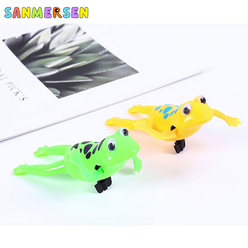 Baby Swimming Frog Clockwork Bath Toys Operated Po... – Vicedeal