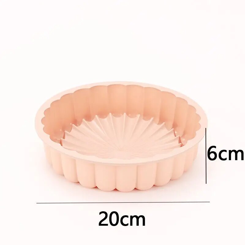 Silikon Sonnenblume Silhouette Kuchen form runde D... – Grandado