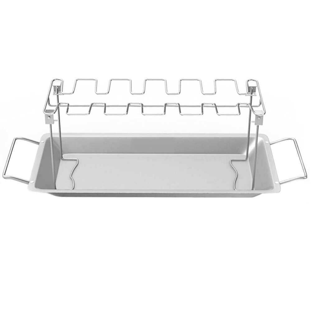 Stainless Steel Chicken Wing Leg Rack Holder Grill... – Grandado