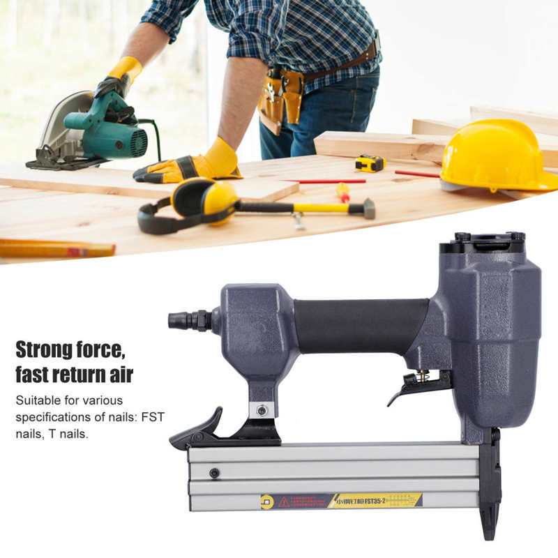 Heavy Duty Brad Nailer Pneumatic T Nailer Stapler ... – Vicedeal