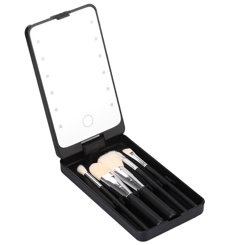 Portable Mini LED Makeup Mirror 12 Lights Touch Sc... – Vicedeal