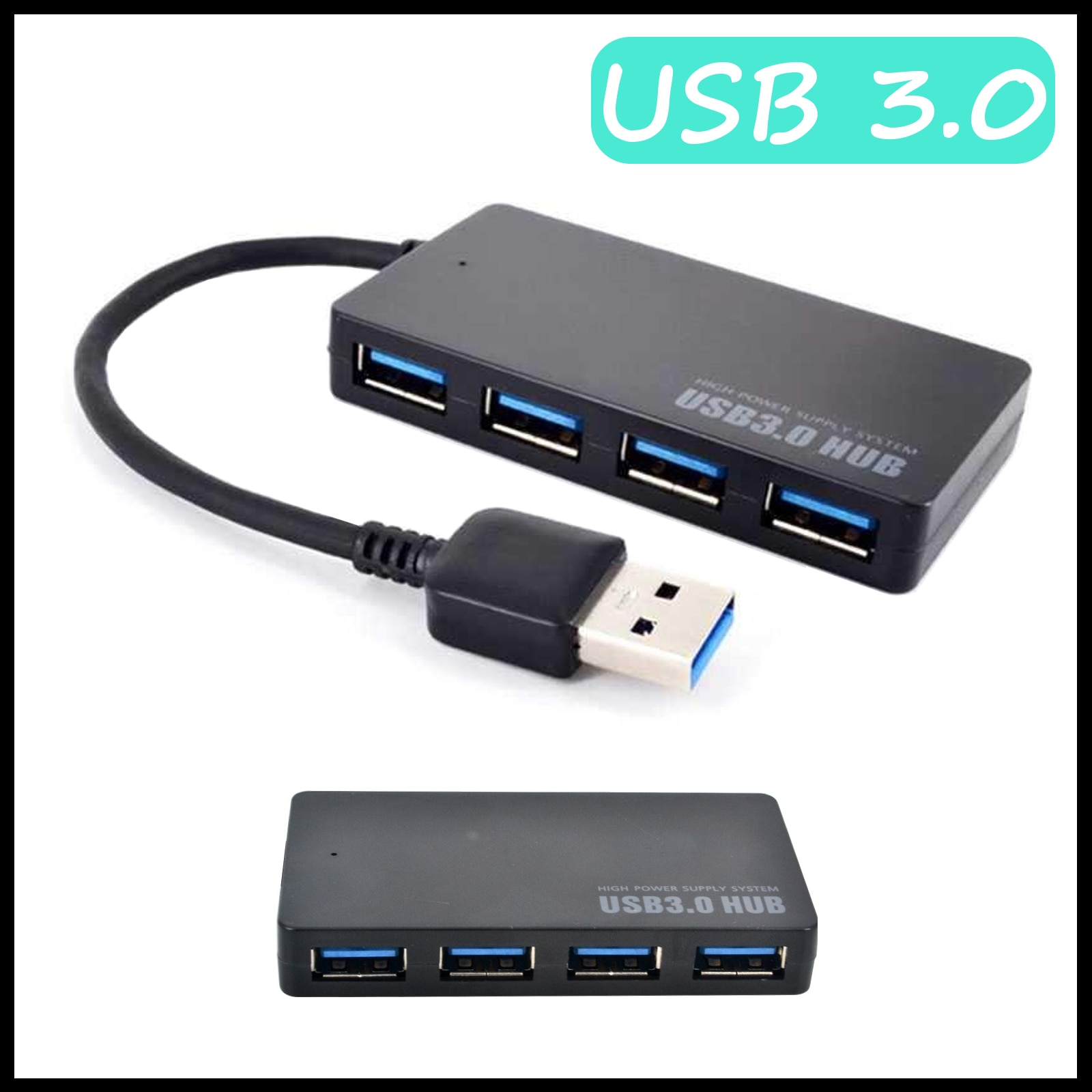 Multipuerto HUB USB 3.0 Ladron de 4 puertos alta v... – Grandado