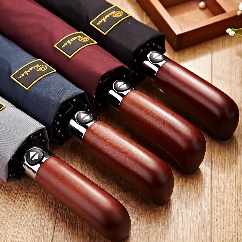 Handvat Paraplu Mannen Automatische Klassieke Enge... – Grandado