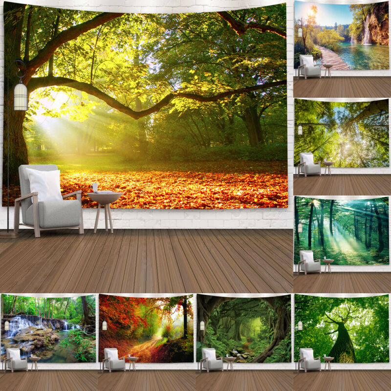 Tapijt Muur Opknoping Natuur Landschap Wandtapijt ... – Grandado
