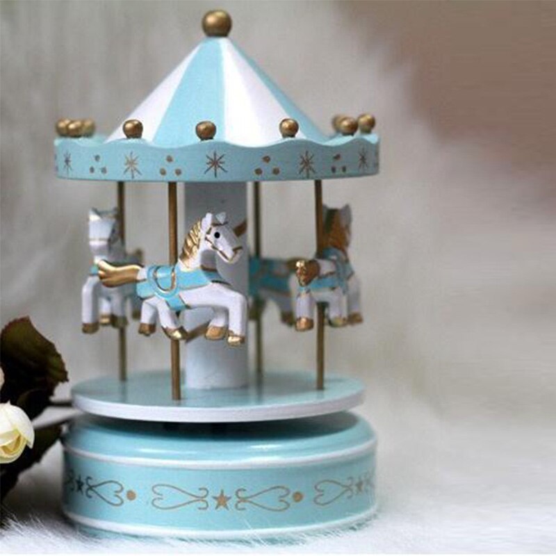 Music Box Carousel Romantic Birthday Carrousel Mus... – Vicedeal