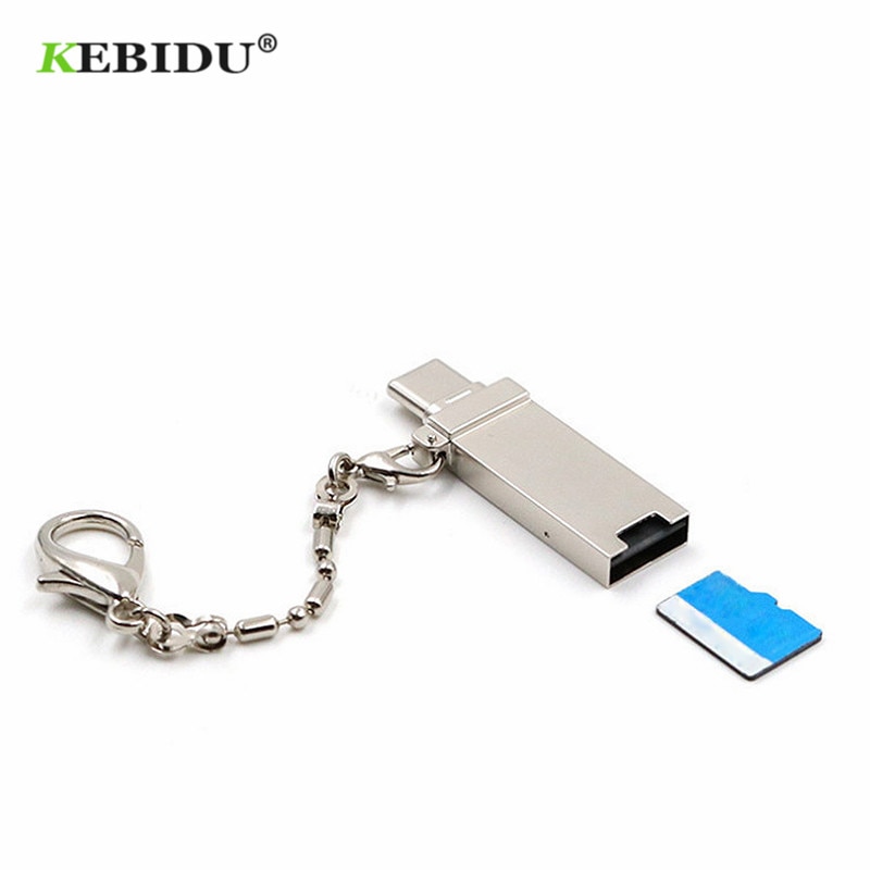 KEBIDU Type C Micro USB Keychain OTG Memory Card R... – Vicedeal