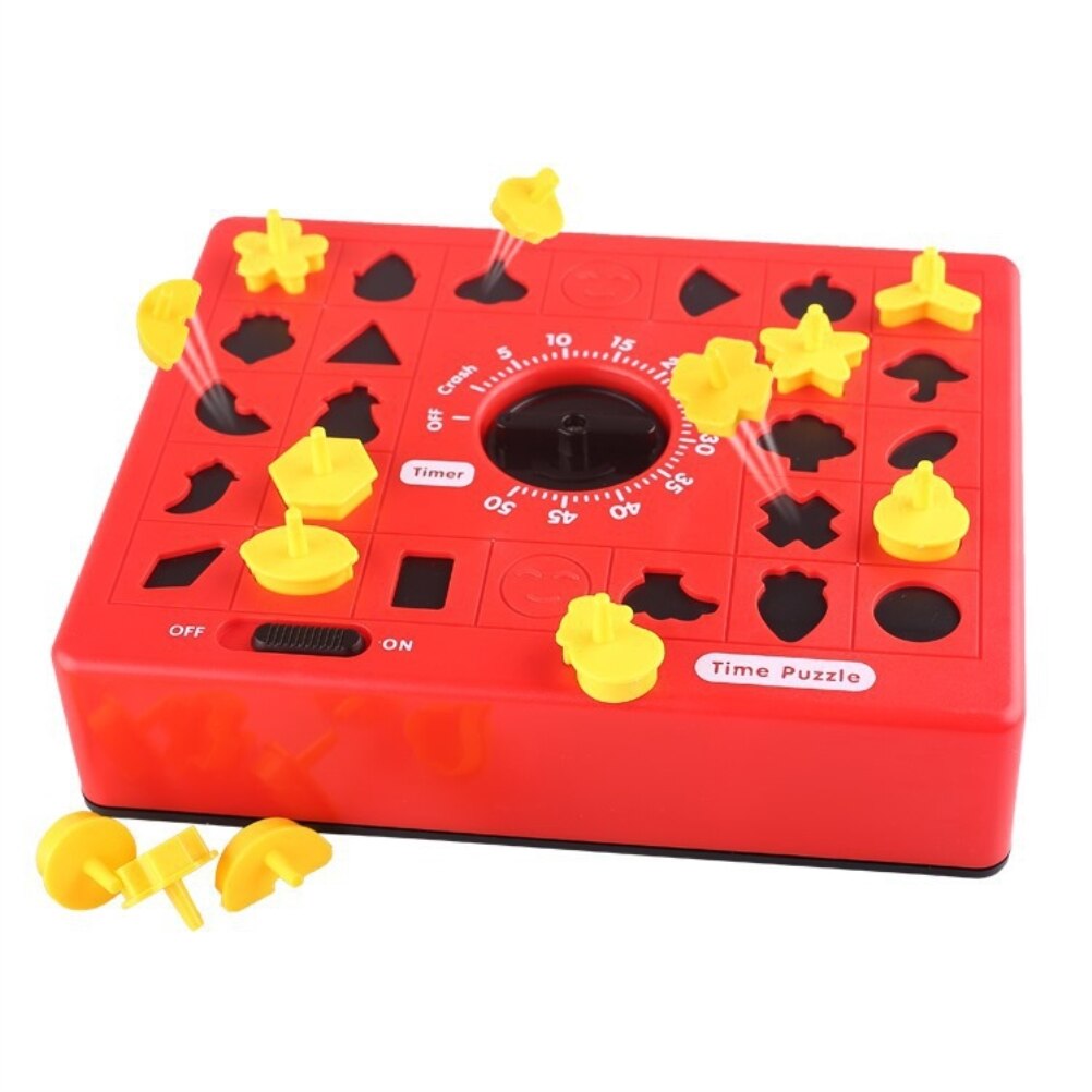 Children Funny Board Games Timing Time Matching Pu... – Grandado