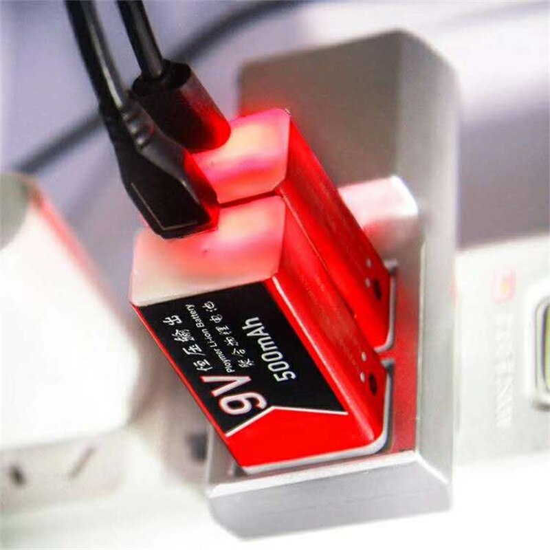GTF 9V 500mAh USB Battery Li-polymer Rechargeable ... – Grandado