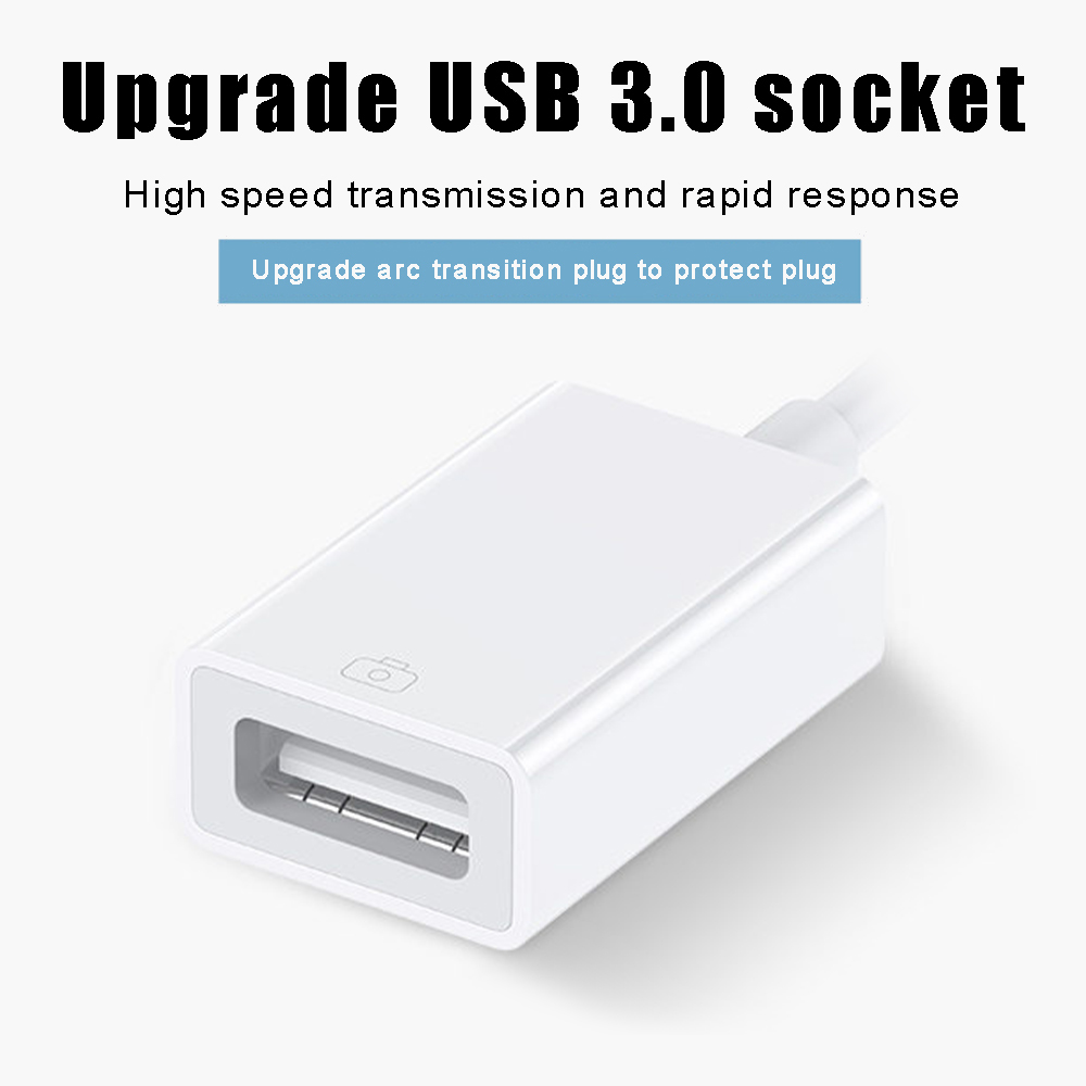 Usb 3.0 to ios adapter kabel kameralæser datakabel... – Grandado