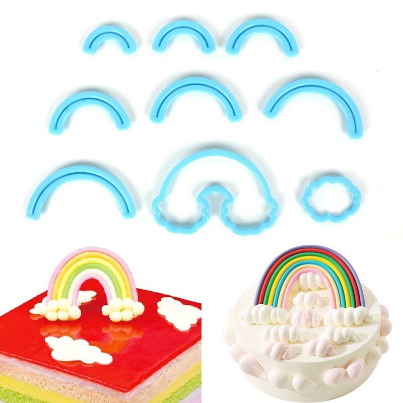 1Set Rainbow Cake Decoration Mould Baking Cake Mol... – Grandado