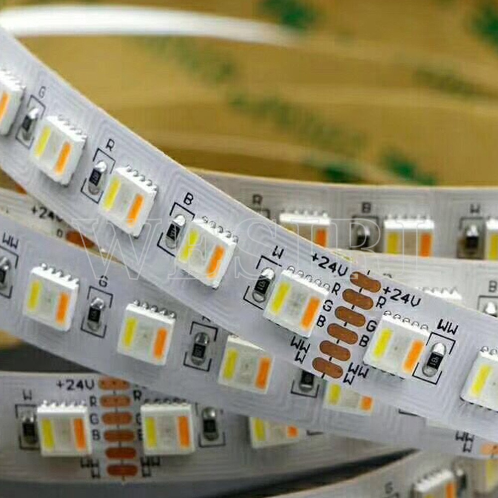 5 M RGBCCT 5in1 LED Streifen Licht RGB + Weiß + wa... – Grandado