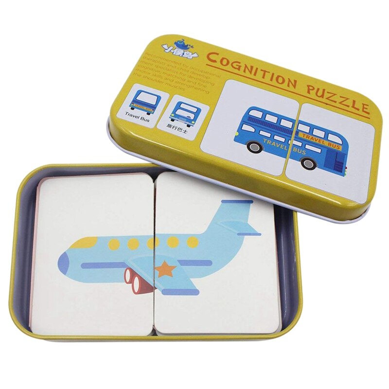 2 Set Of Learning Toys Puzzle Cards : 1 Set Anti-T... – Grandado