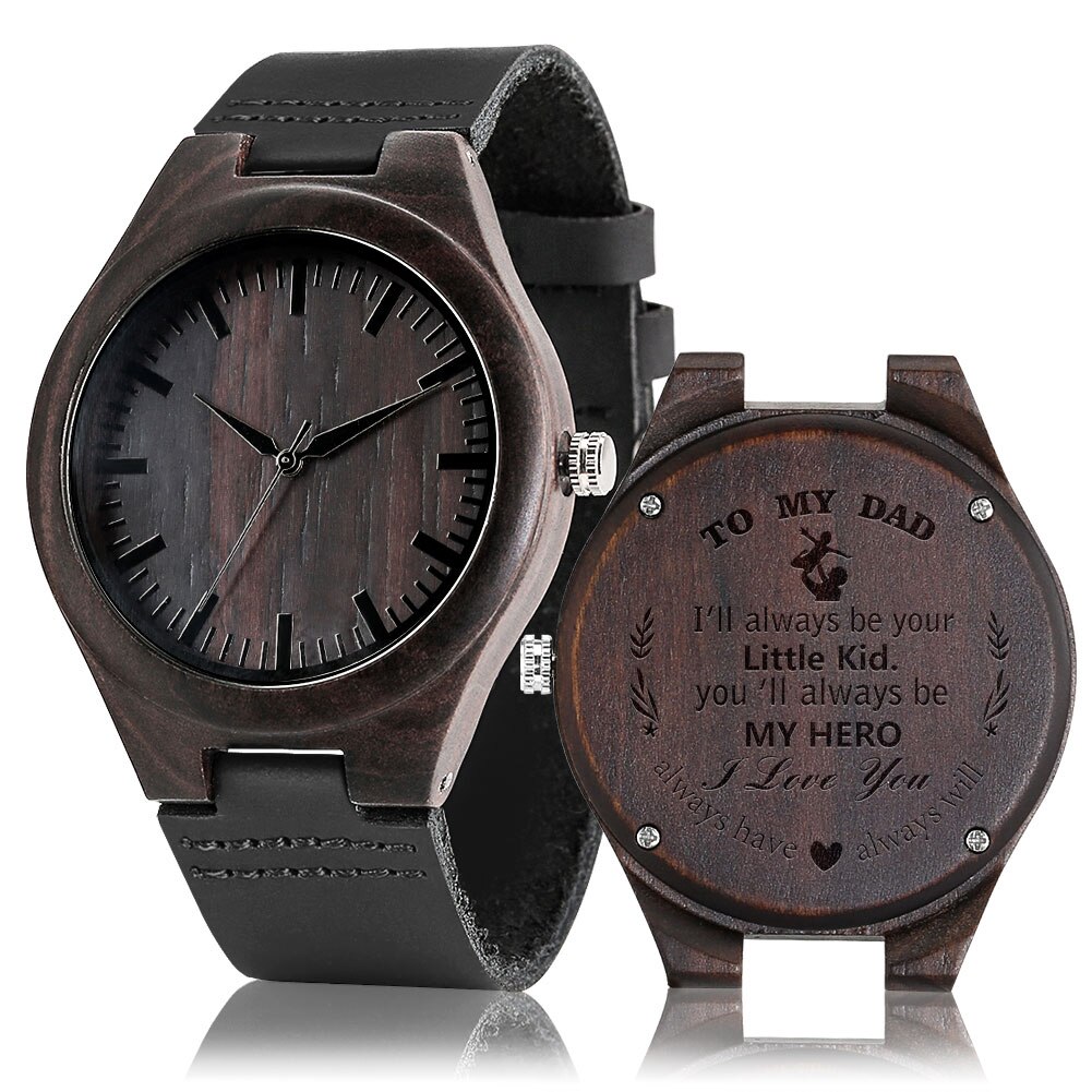 I Will Always Be Your Little Kid Man Wooden Watch ... – Grandado