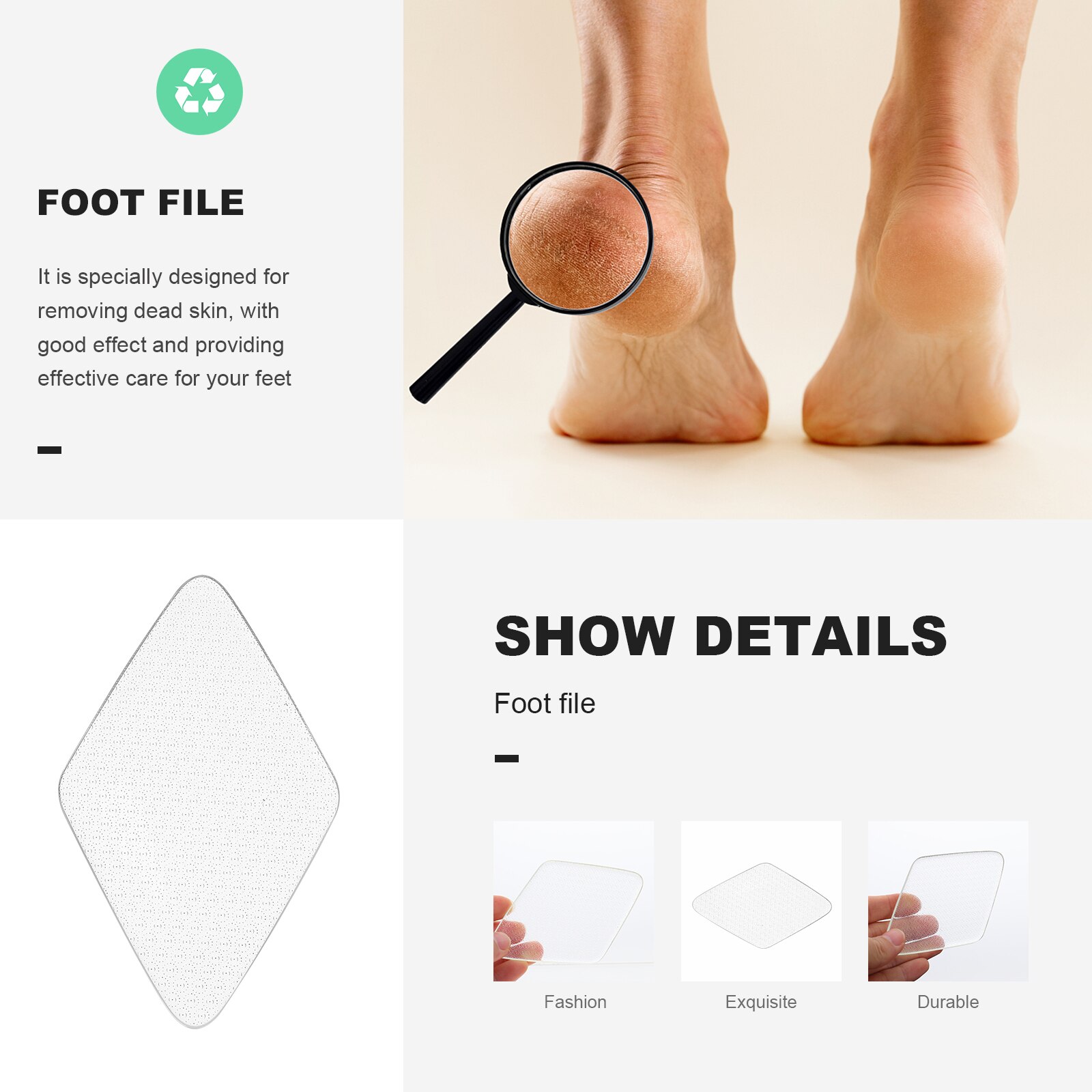 Foot Skin File Reliable Foot Sole Callus Remover P... – Grandado