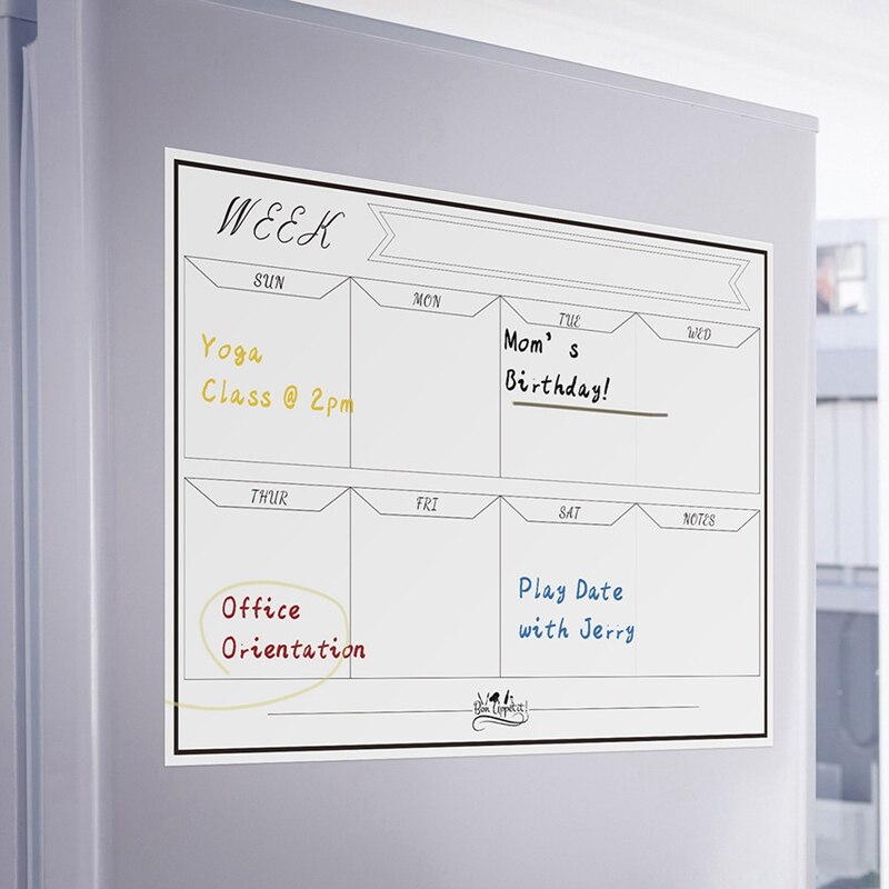 Daily Week Month Plan Magnetic Calendar Whiteboard... – Grandado