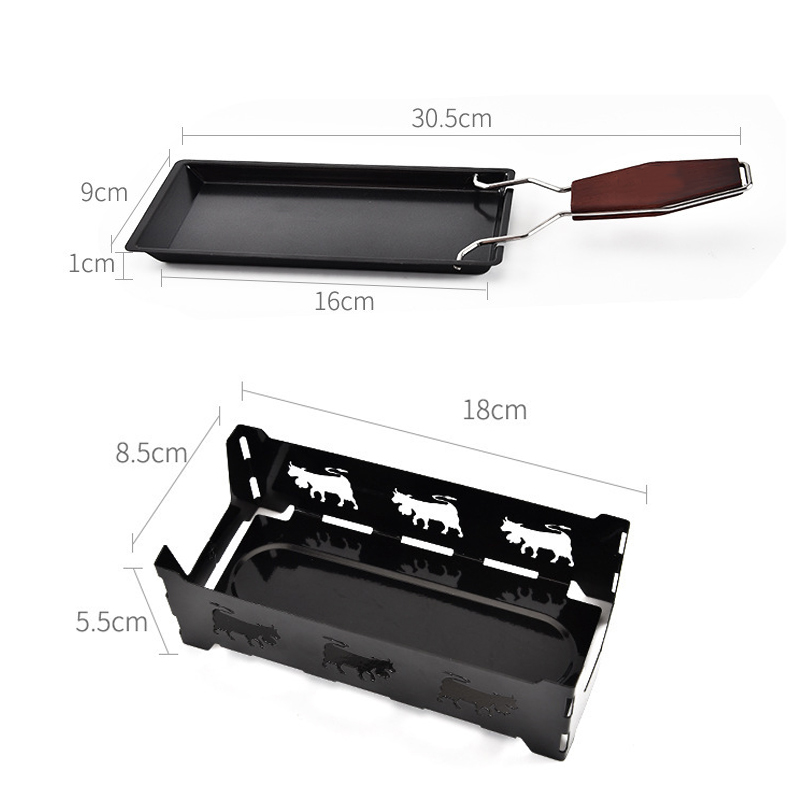 Grill Cheese Raclette Set Non-stick Griller Mini B... – Grandado