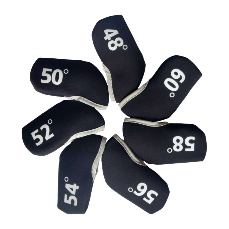 6Pcs Golf Club Covers Synthetic Neoprene Deluxe Go... – Grandado
