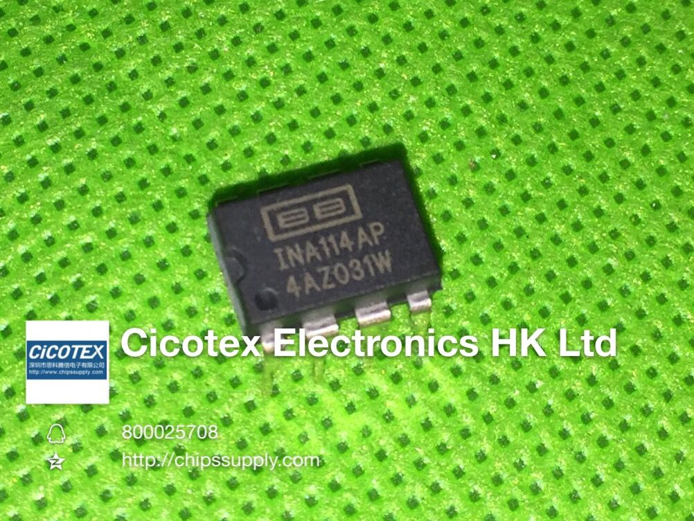 INA114AP Ic Opamp Instr 1Mhz 8DIP – Vicedeal