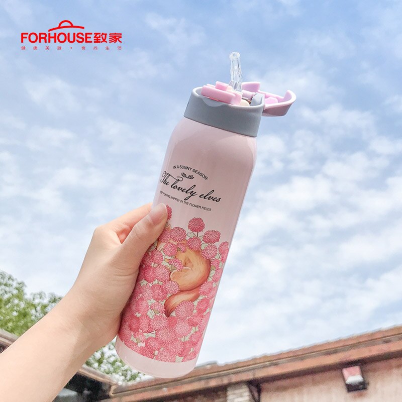 304 vattenflaskor i rostfritt stål vattenflaska bl... – Grandado