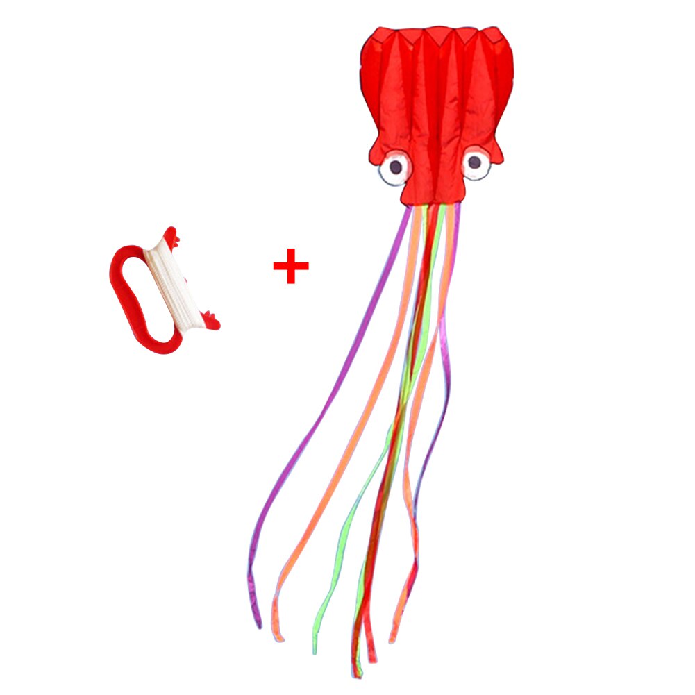 4m Soft Octopus Kite with 30m Line Children Flying... – Vicedeal