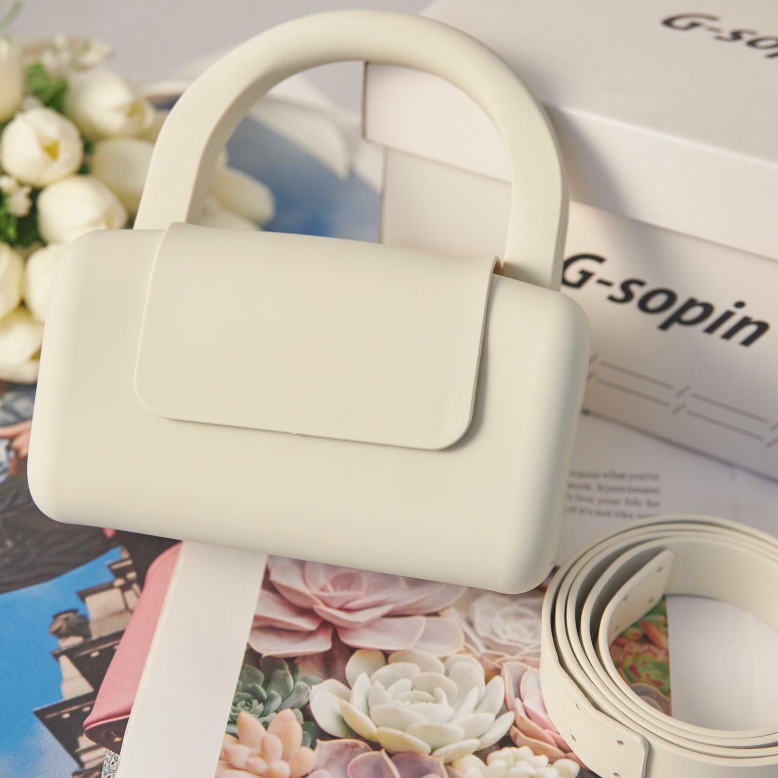 Bolso Toto para mujer, bolsa de PVC con broche dur... – Grandado