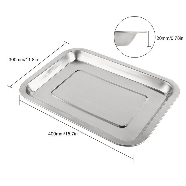 Stainless Steel Baking Tray with Removable Cooling... – Grandado