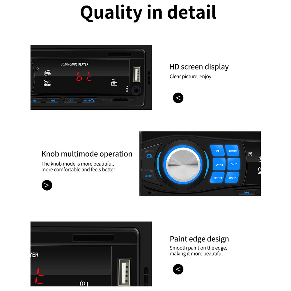 1Din Car Stereo MP3 Player In Dash Autoradio Head ... – Vicedeal