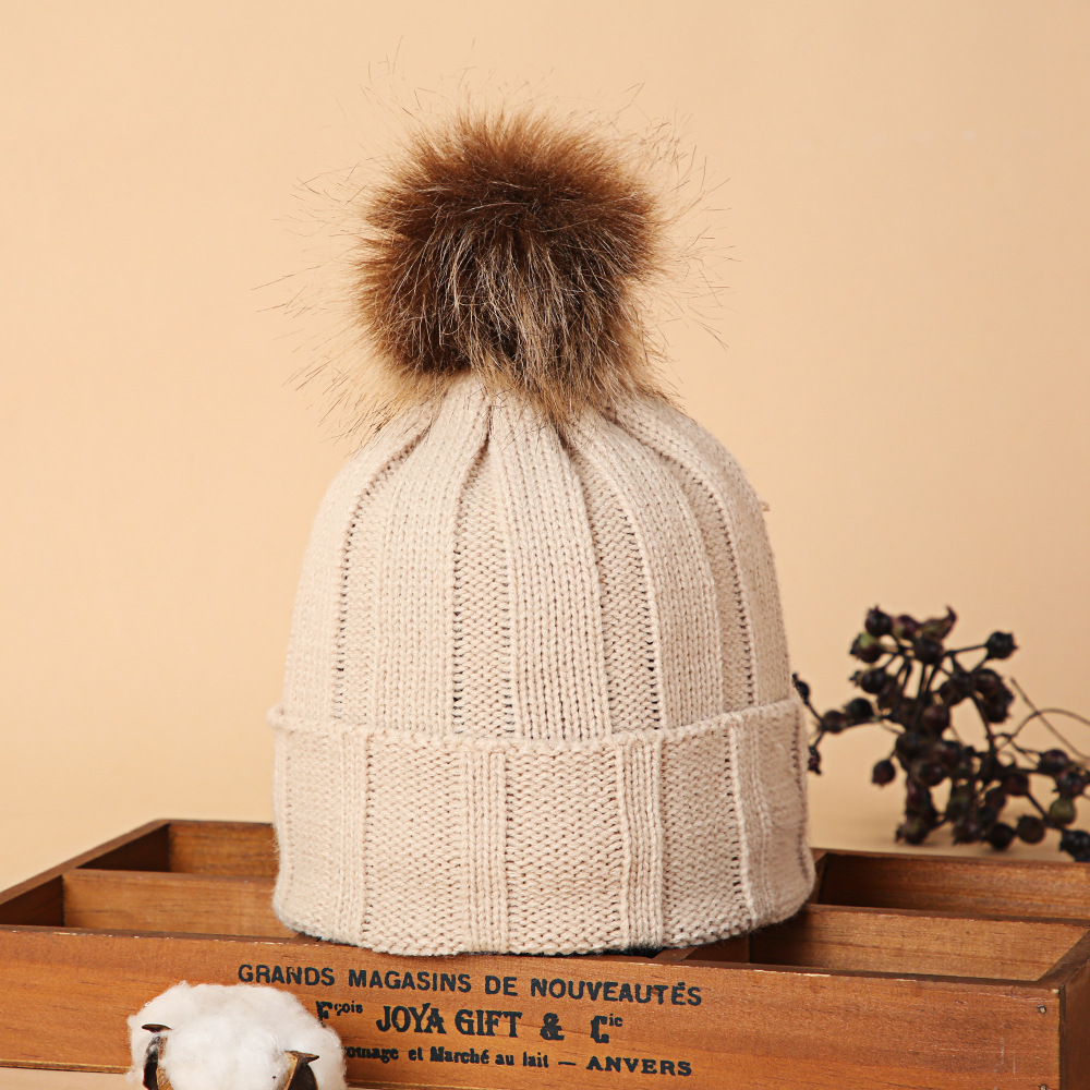 Conjunto de gorros de lana para niño y niña, gorro... – Grandado