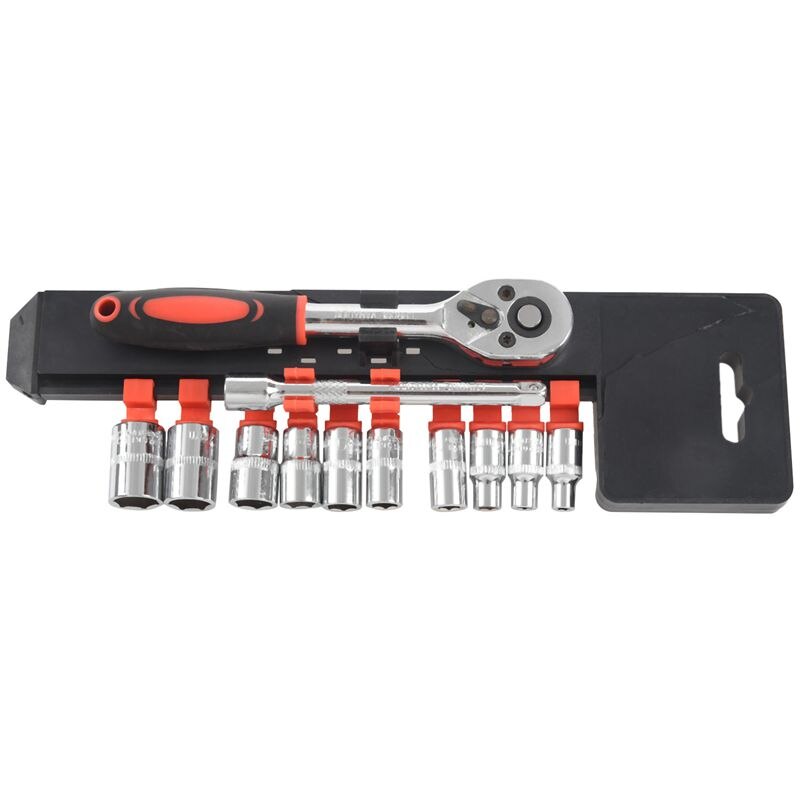 12Pcs 1/4-Inch (6.M) dopsleutel Set CR-V Drive Rat... – Grandado