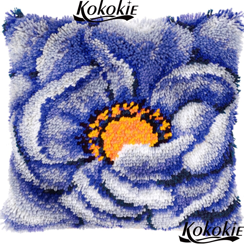 Klink Haak Tapijt Kits Bloemen Kussen Kruissteek B... – Grandado