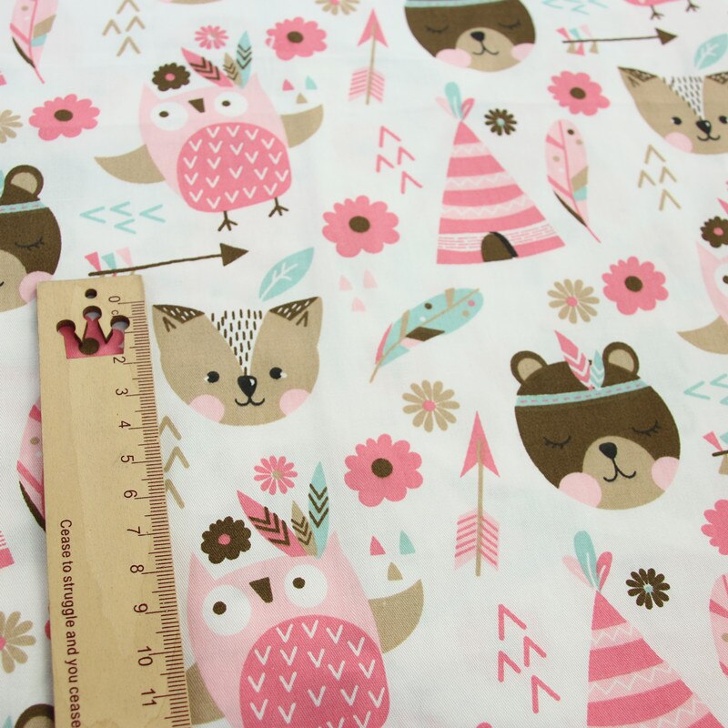 Kids Cartoon Cotton print fabric DIY sewing uphost... – Grandado