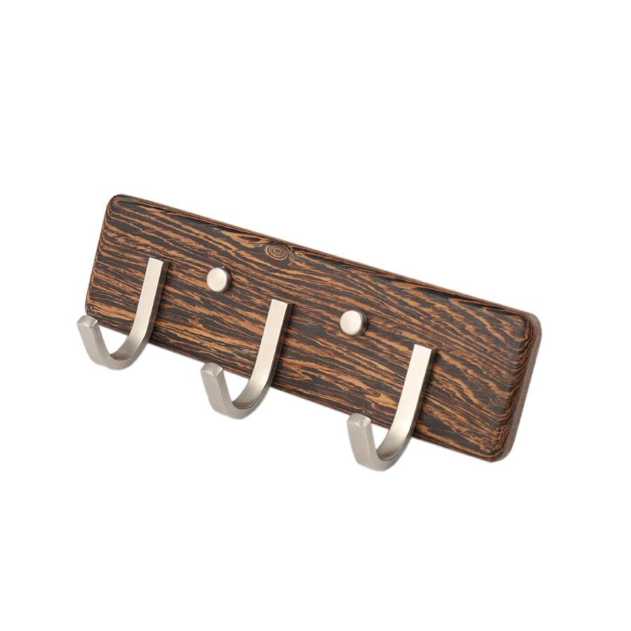 Wall Robe Hook 3 Towel Coat Hook Clothes Wood Hang... – Vicedeal